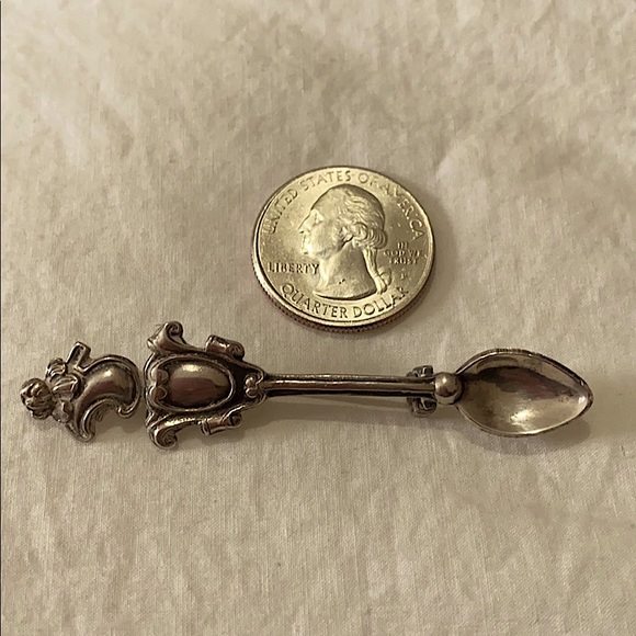 Jewelry | Vintage Sterling Silver Spoon Brooch | Poshmark